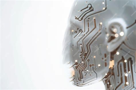 Artificial intelligence AI cyber brain Digital mind 3D illustration Neural connections and data ...