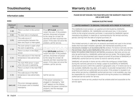 Samsung Ne A Ss Smartthings Range User Manual