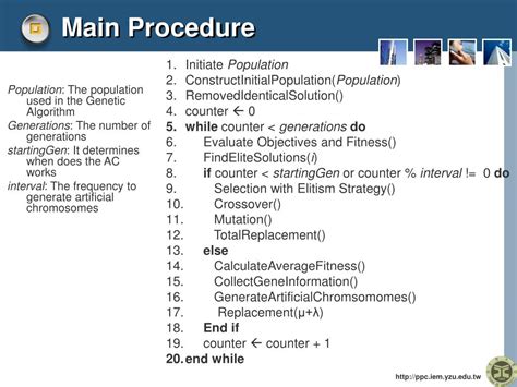 ppt a genetic algorithm with injecting artificial chromosomes for