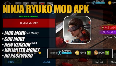 ninja ryuko mod menu