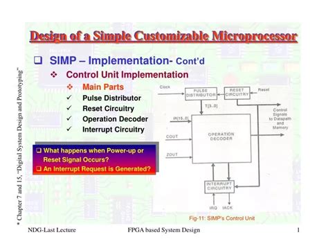 PPT Design Of A Simple Customizable Microprocessor PowerPoint Presentation ID