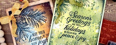 Fun Inky Techniques For Holiday Cards Unity Blog