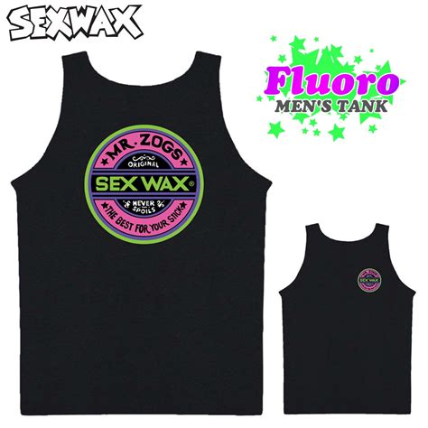 【楽天市場】sexwax セックスワックス タンクトップ Fluoro Mens Tanks ノースリーブ ランニング トップス サークルロゴ