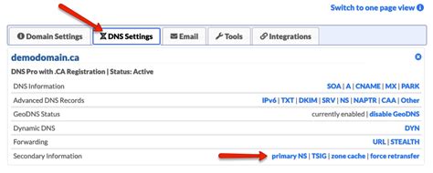 Secondary DNS With DNS Made Easy As Primary EasyDNS Knowledge Base