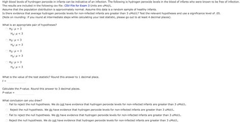 The Results Are Included In The Following Csv File Chegg Com