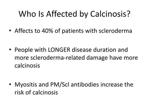 Scleroderma And The Hands Calcinosis Ppt