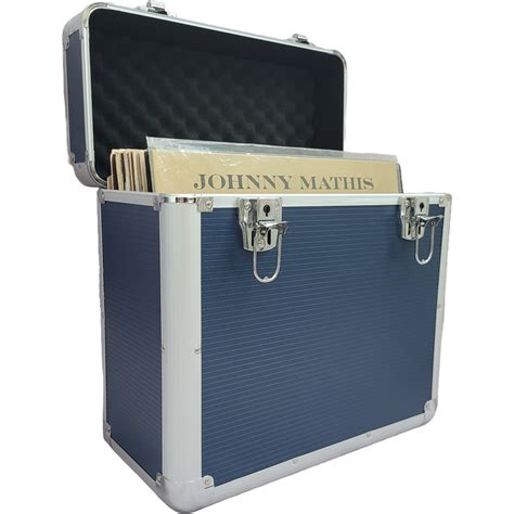 Vinyl Lp Storage Box Lockable Aluminium Case