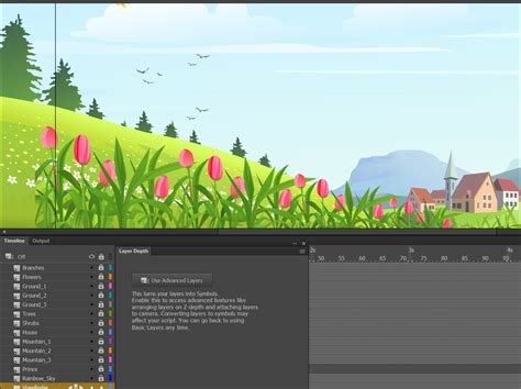Create Timeline Layers With Animate CC