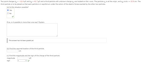 Solved Hird Particle Is To Be Placed So That Each Particle Chegg Com