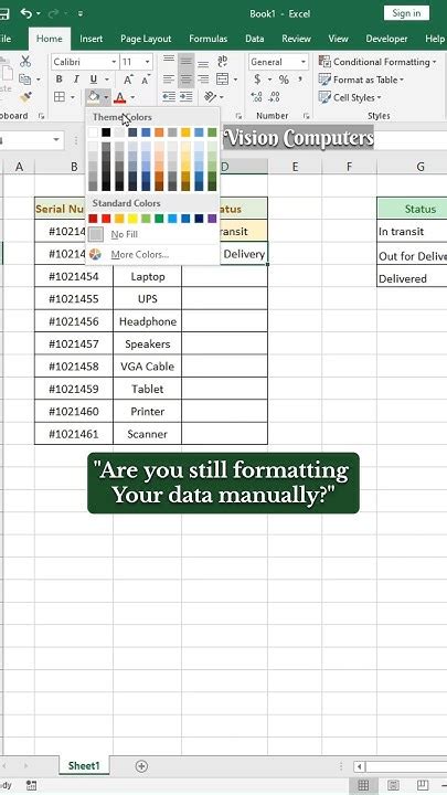 Color Coded Drop Down List In Excel ‼️ Excel Tricks Excel Exceltips