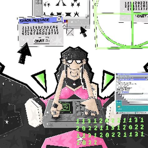 Pixelated Coding Illustration By Brando Graffiti Cartoons