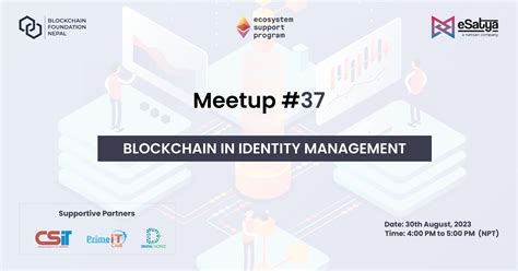 Meetup37 Blockchain In Identity Management