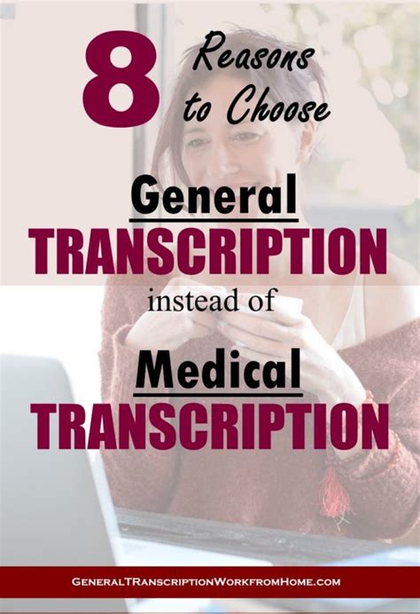 Reasons For Choosing General Transcription Work Instead Of Medical Transcription Work From
