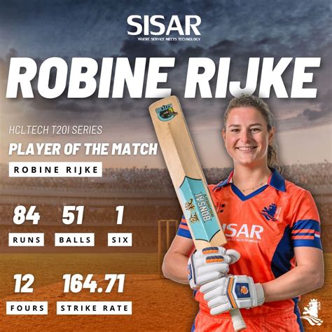 sisar robinerijke cricketchampion hcltecht20iseries hcltech kncb