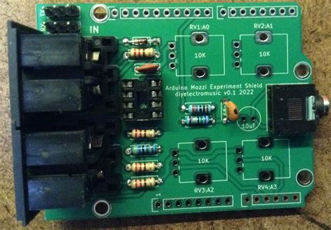 Arduino Mozzi Experimenter Shield Pcb Part 2 Simple Diy Electronic Music Projects