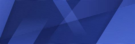 추상적인 파란색 와이드 배너 디자인 배경을 표시합니다 짙은 파란색 기하학적 배경을 가진 추상 배너 디자인 벡터 일러스트레이션 기하 도형에 대한 스톡 벡터 아트 및 기타