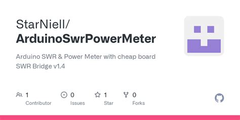 GitHub StarNiell ArduinoSwrPowerMeter Arduino SWR Power Meter With Cheap Board SWR Bridge V
