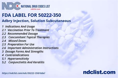 Fda Label For Adbry Injection Solution Subcutaneous Indications Usage And Precautions