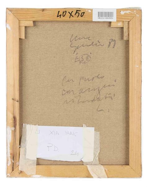 Li Xia Yang Abstract Composition Tempera And Watercolor 1989 For Sale At Pamono