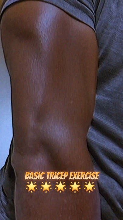 Basic Tricep Exercise Youtube