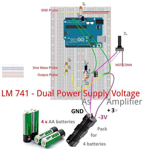 Lm741 Comparator Circuit Operational Amplifier Lm741 Voltage