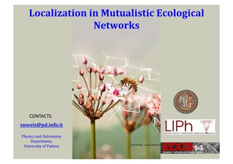 Localization In Ecological Mutualistic Networks Eccs 2014 Pdf Biological Sciences Science
