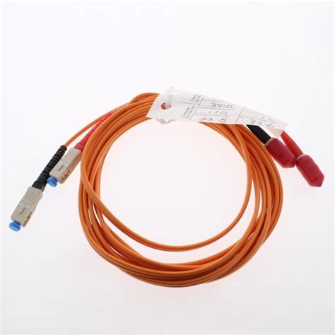 3m Fiber Optic Uplink Multi Mode Duplex Patch Cable Cord Mm St Sc 50