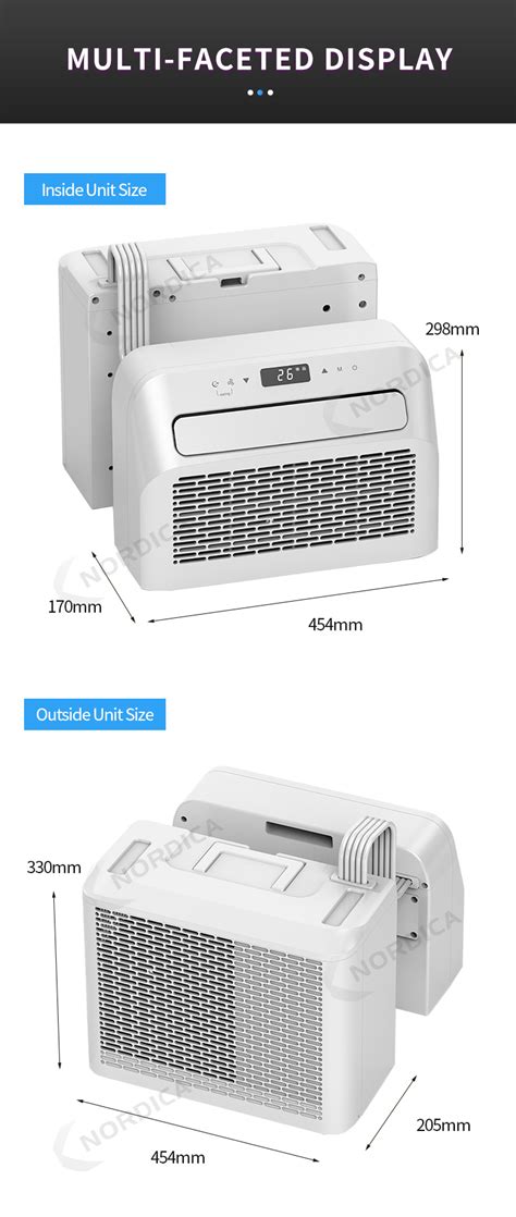 Mini Mobile Split Portable Air Conditioner For Caravan Camping 5000btu