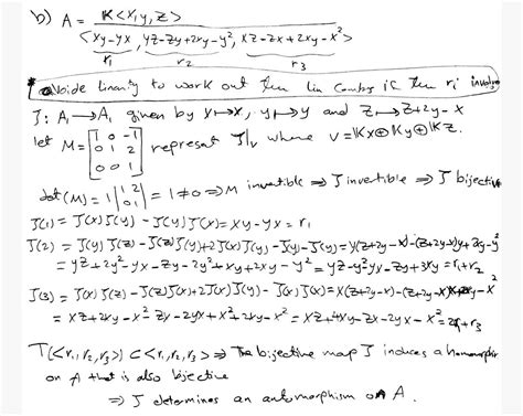 Solved Can You Rewrite The Solution For Part B In Different Chegg Com