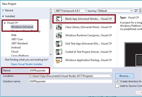 Expander Control In Uwp