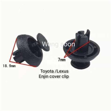 Toyota And Lexus Radiator Cover Clip Shopee Malaysia