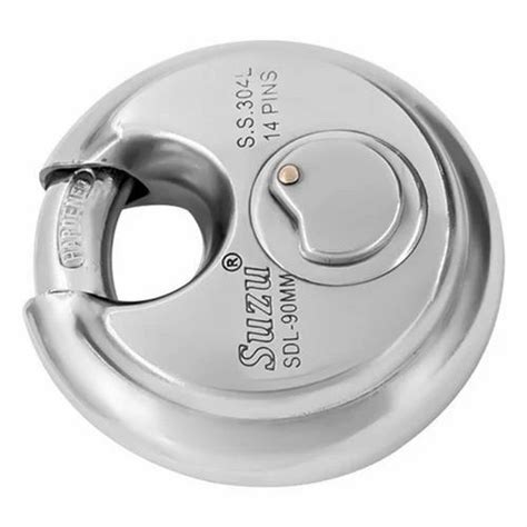 Suzu Stainelss Steel Security Round Padlocks Packaging Size 60 Pc