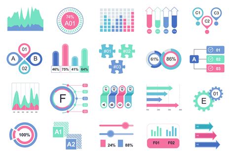Set Of Infographic Elements Data Visualization Design Template With
