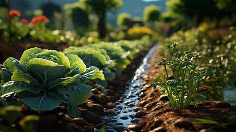 Premium Ai Image Plant In Agricultural Field Generative Ai