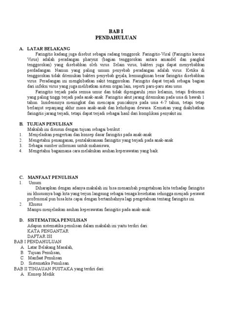 Askep Faringitis Pdf