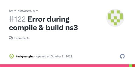 Error During Compile Build Ns Issue Astra Sim Astra Sim GitHub