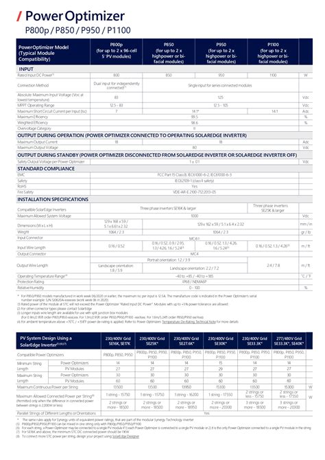 Solaredge Power Optimizer P950 Landscape 2 2m 1 3m Mc4 Module Optimizer For Se Inverter
