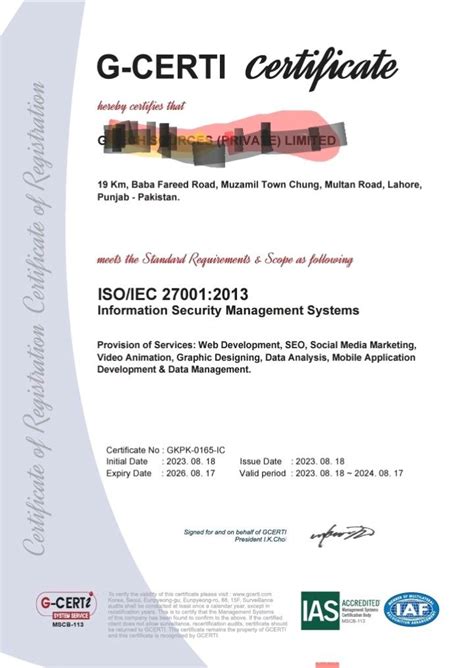 muhammad irfan on linkedin iso27001 softwarehouse webdeveloper