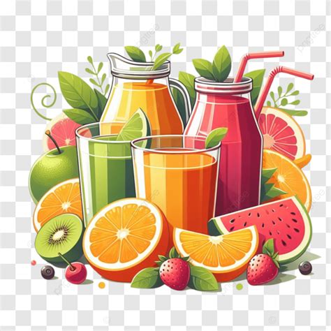 맛있는 주스 유리와 빨대 수박과 오렌지 건강한 Png 일러스트 및 이미지 에 대한 무료 다운로드 Pngtree