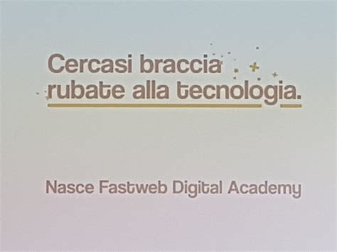 Fastweb Digital Academy Al Via I Corsi Di Formazione Gratuiti Per I