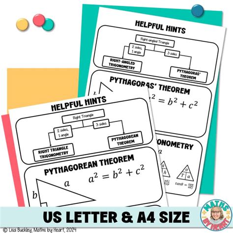Right Triangle Trigonometry And Pythagorean Theorem Activity Geometry Board Game
