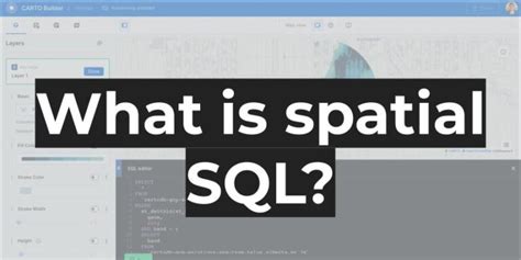 What Is Spatial Sql Matt Forrest