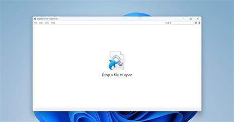 Display Driver Log Viewer In Classic Win32 Style Rwindowsredesign