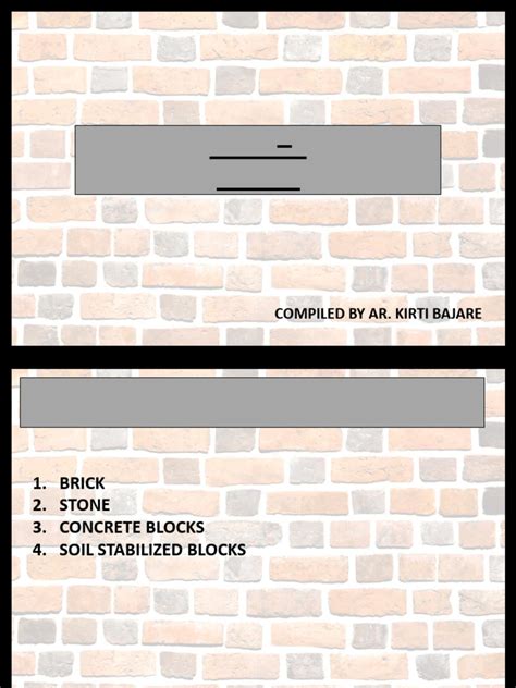 module 2 introduction to building materials and its application part