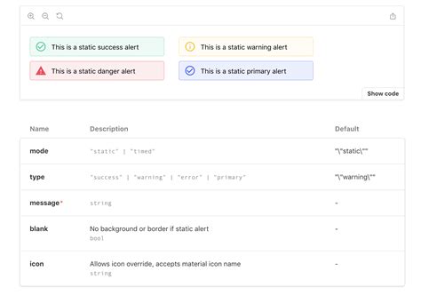Storybook 52 Static App Docs Either Has Missing Props Section Or Props