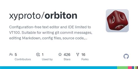 GitHub Xyproto Orbiton Configuration Free Text Editor And IDE Limited To VT Suitable For