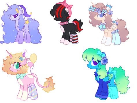 Mlp Batch Adopts 04 15 Open By Pinklem0nadepunk On Deviantart