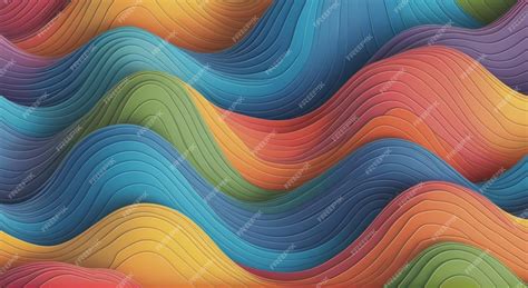 Premium Photo Contemporary Cartography Modern Topographic Color Lines