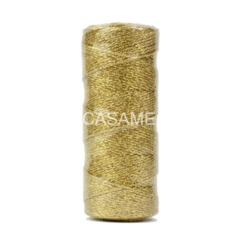 Metallic 2pcs 12ply Golden Gold Silver Twine Rope Grandado
