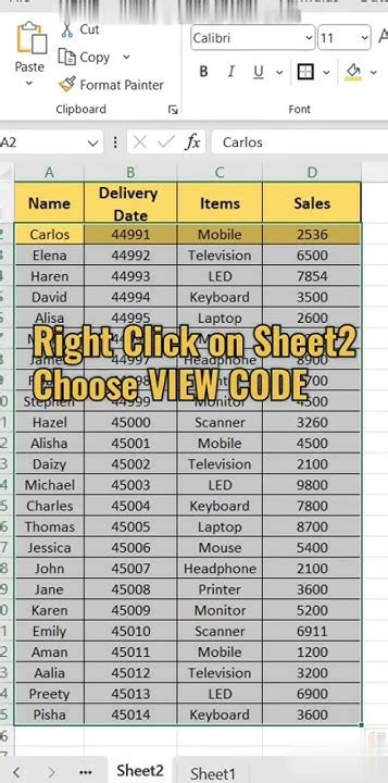 Highlight Full Row Exceltech Excel Tricks Exceltips Excelacademy